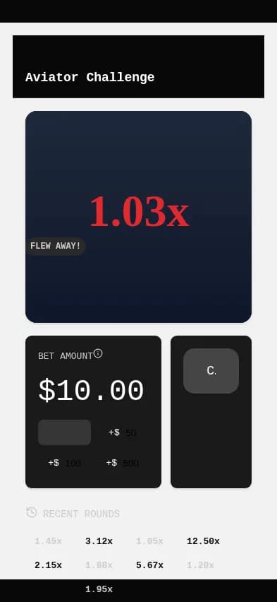Aviator Game Challenge