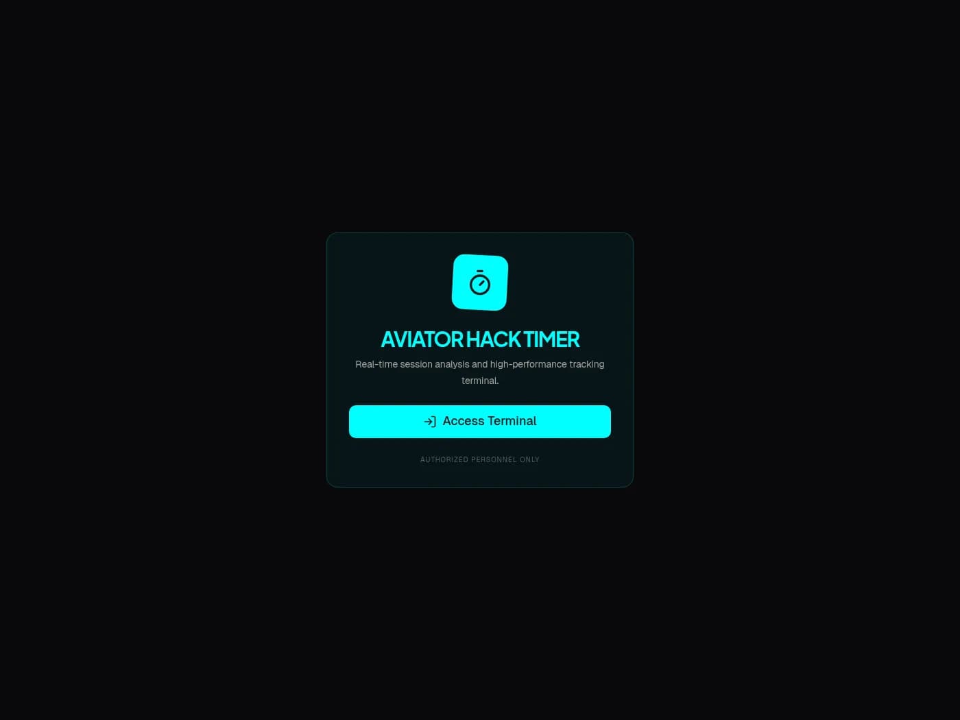 Aviator Hack Timer