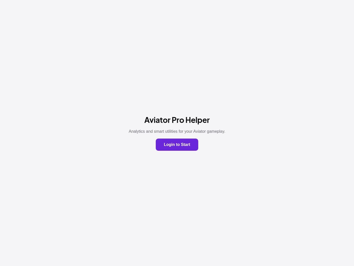 Aviator Helper Pro