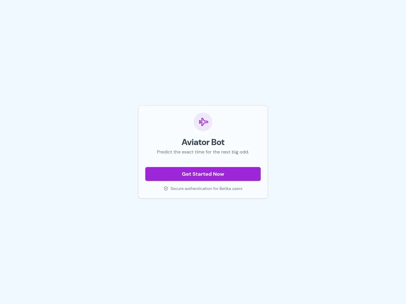 Aviator Odds Predictor