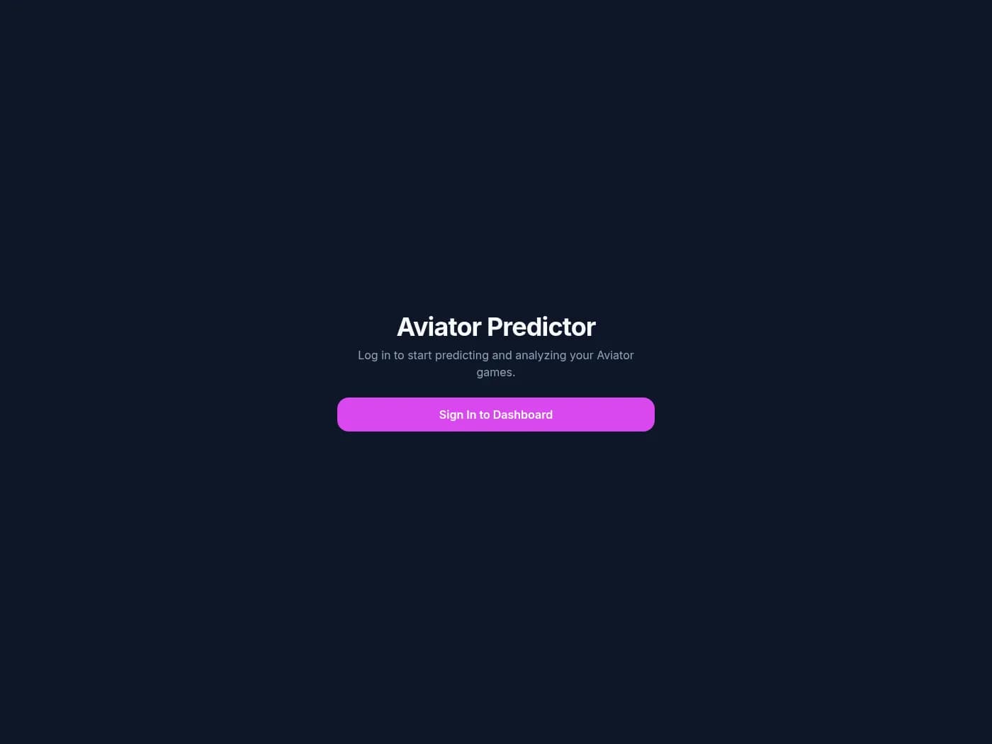 Aviator Predictor