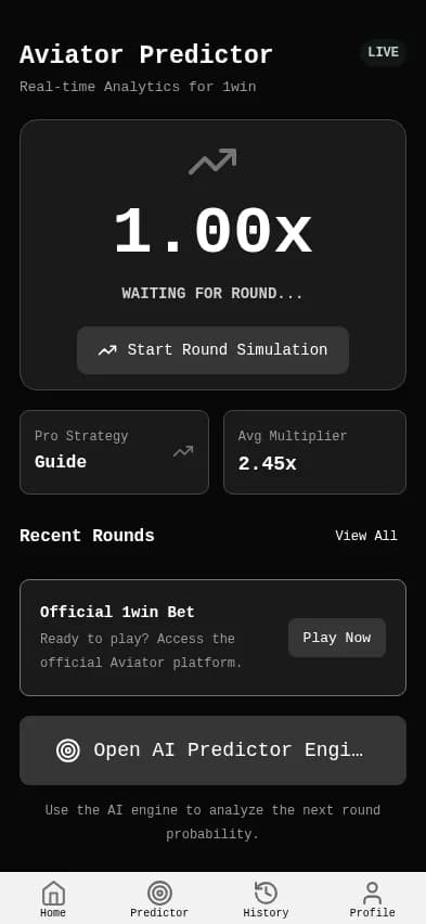 Aviator Bet Predictor