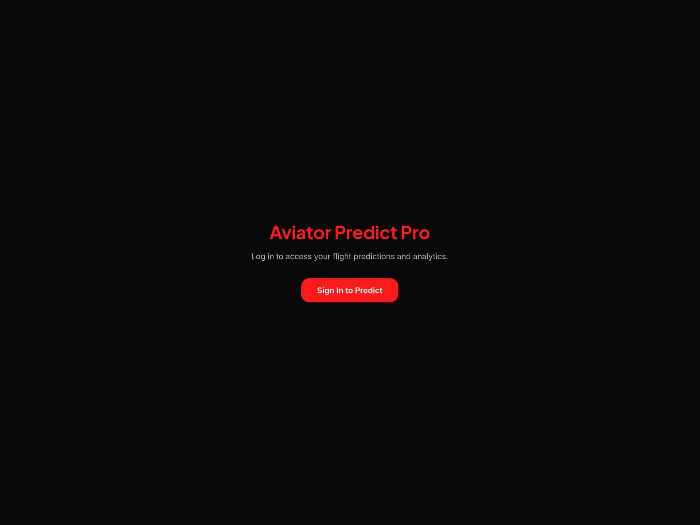 Aviator Predict Pro