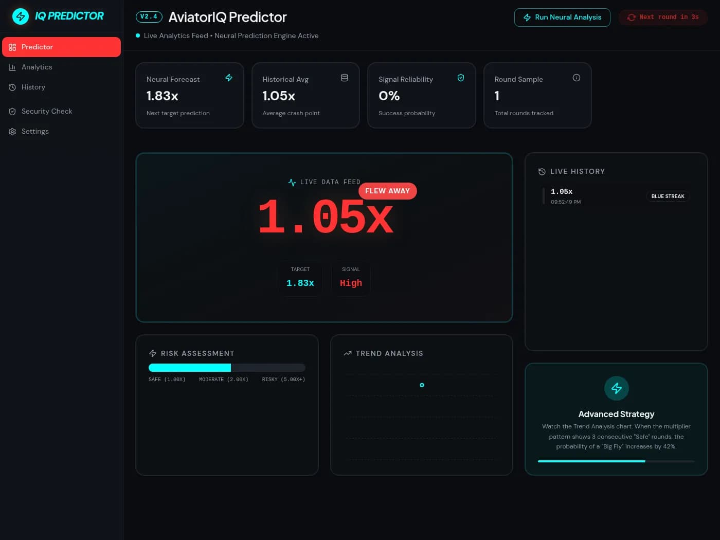 AviatorIQ Predictor