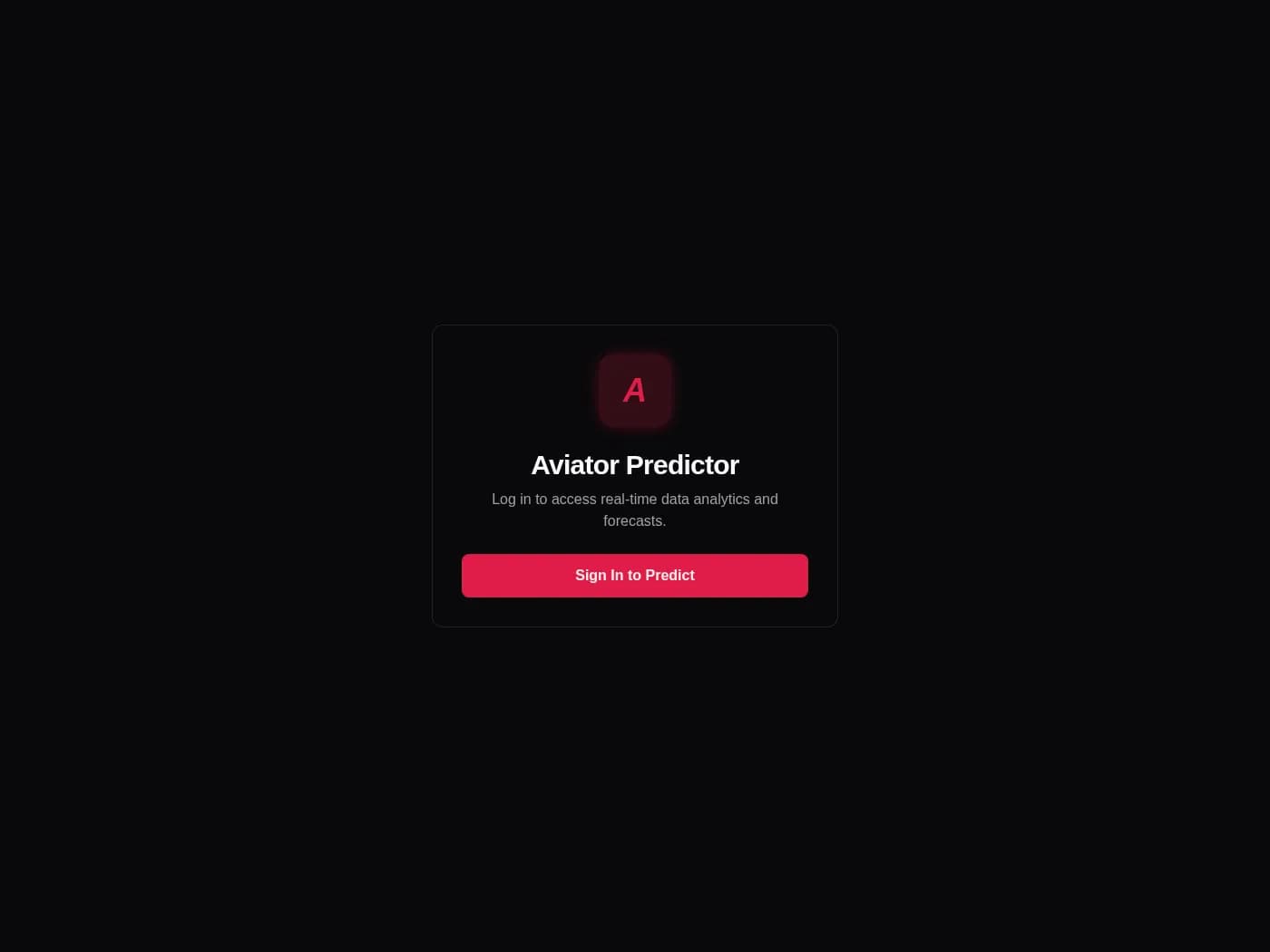 Aviator Predictor