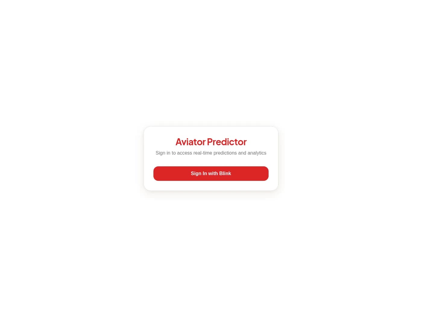 Aviator Predictor