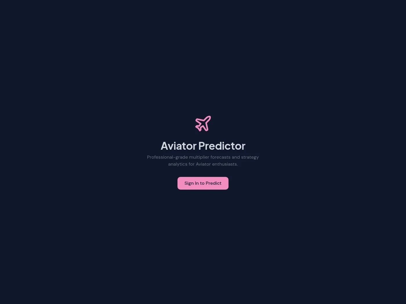 Aviator Predictor App