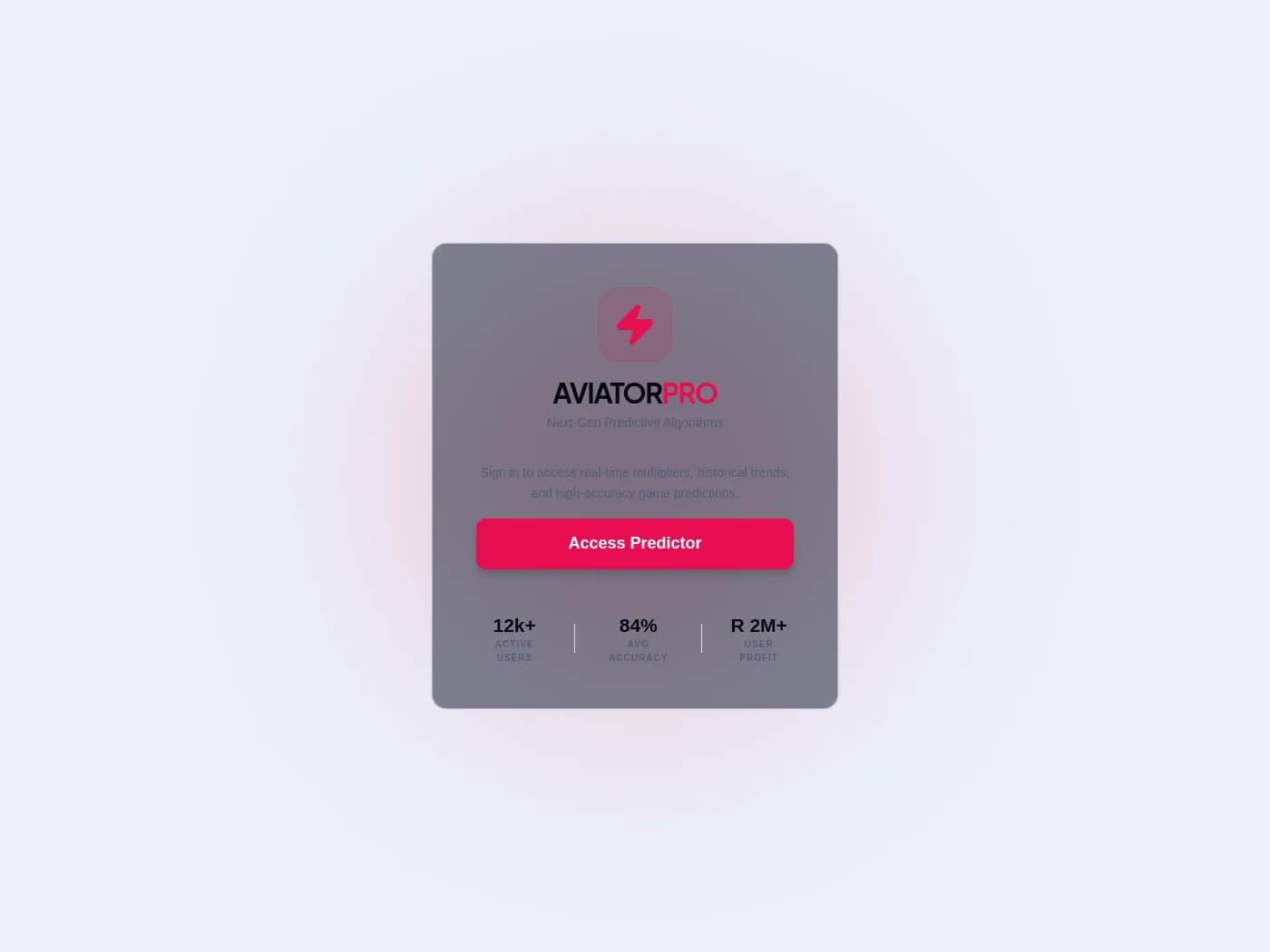 Aviator Predictor App