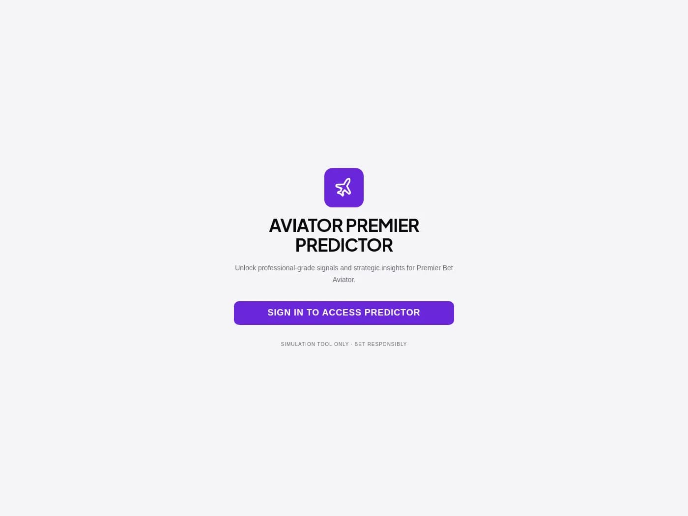 Aviator Premier Predictor