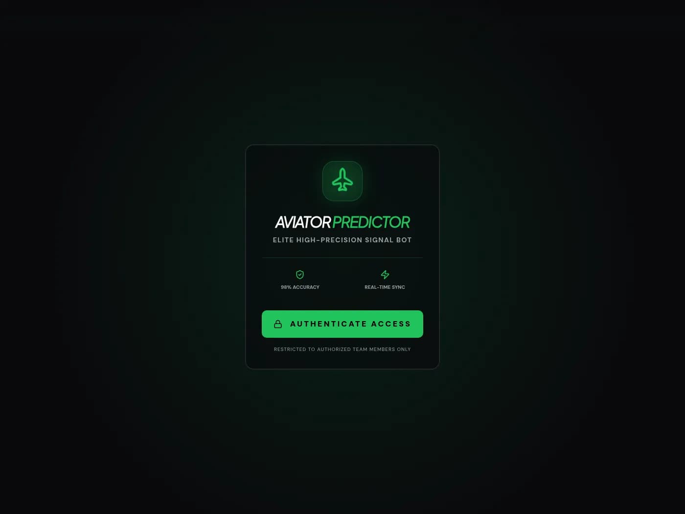 Aviator Predictor Bot