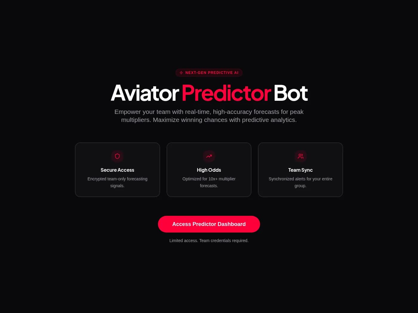 Aviator Predictor Bot