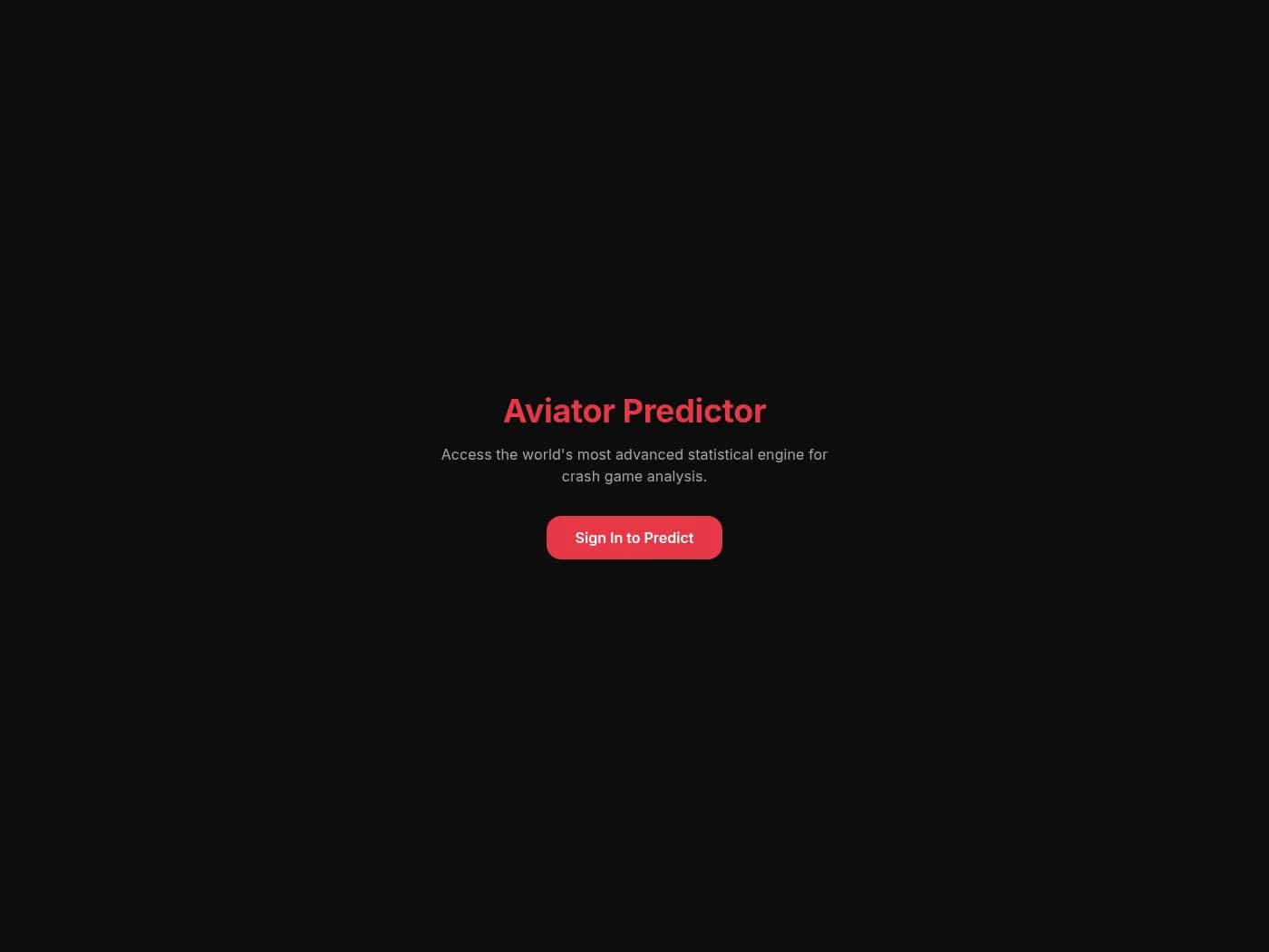 Aviator Predictor