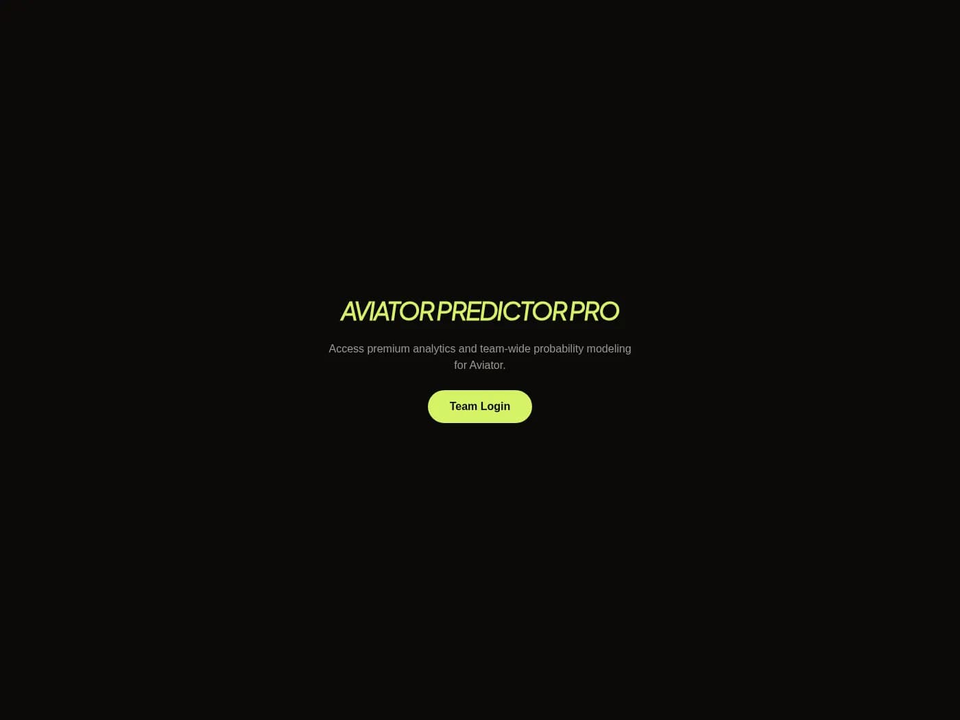 Aviator Predictor Pro