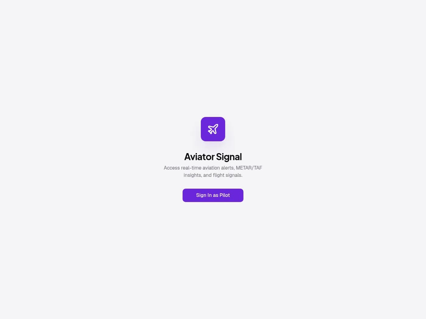 Aviator Signal Platform