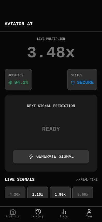 Aviator Signal Predictor