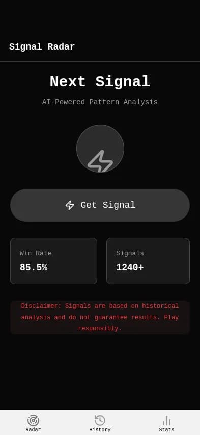 Aviator Signal Predictor