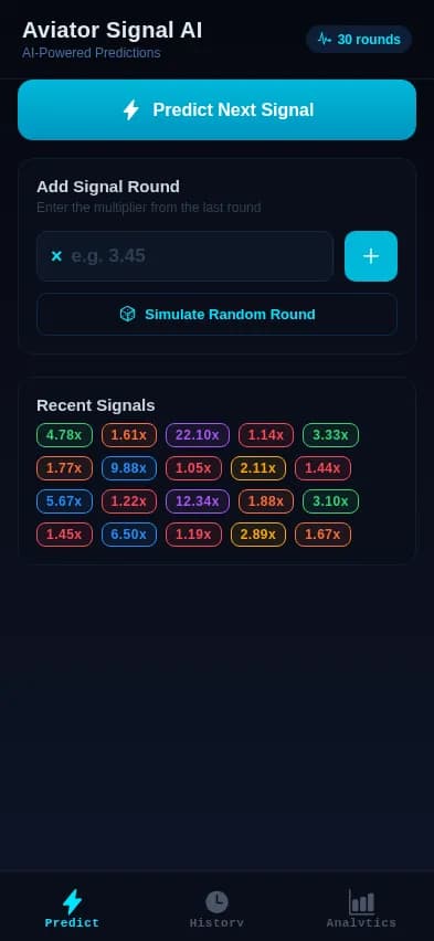 Aviator Signal AI