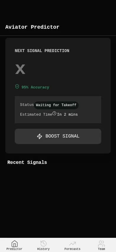 Aviator Signal Predictor