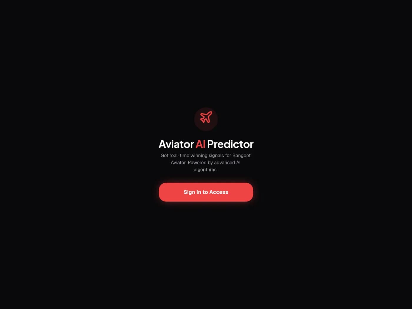Aviator Signal Predictor