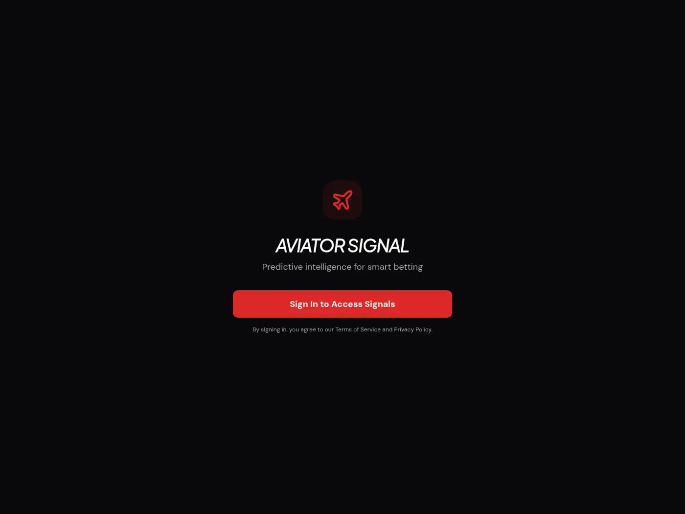 Aviator Signal Generator