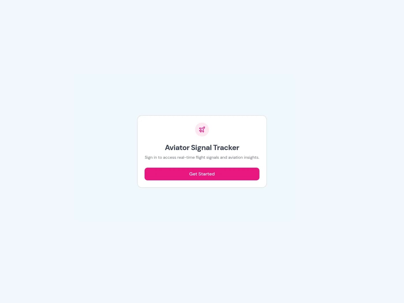 Aviator Signal Tracker