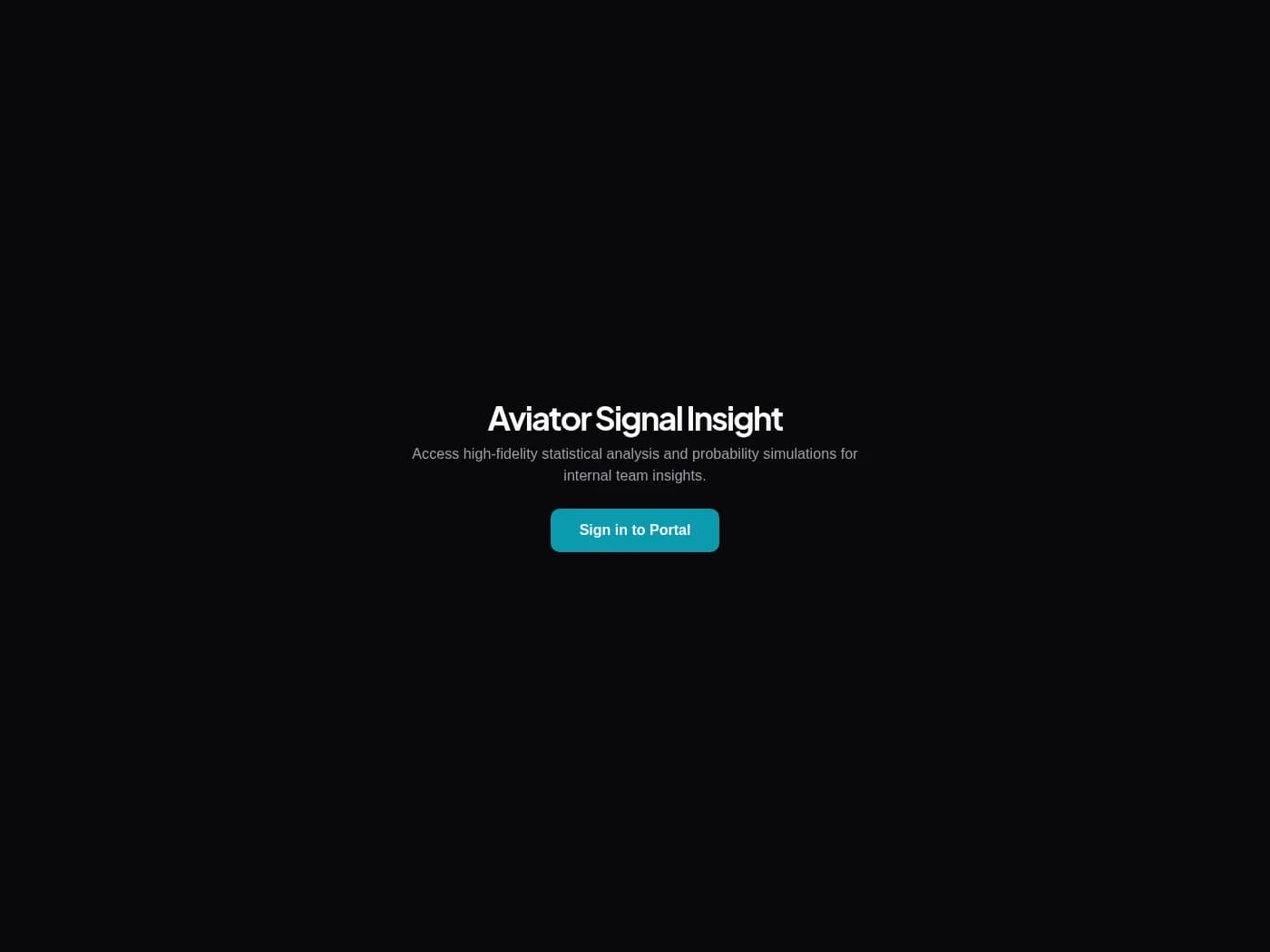 Aviator Signal Insight