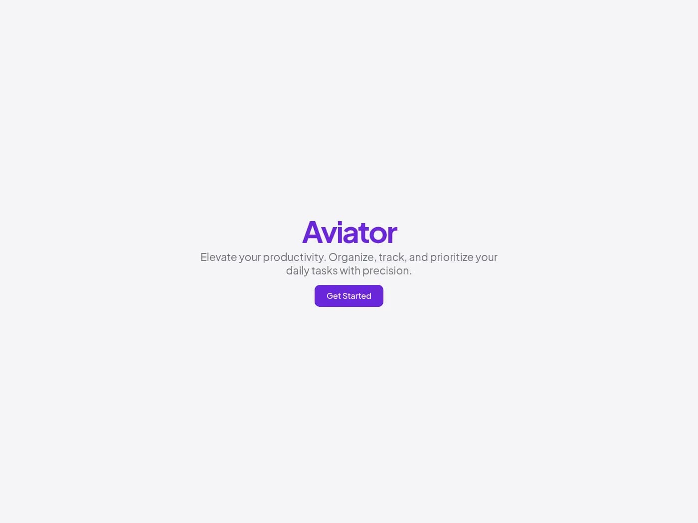 Aviator Task Manager
