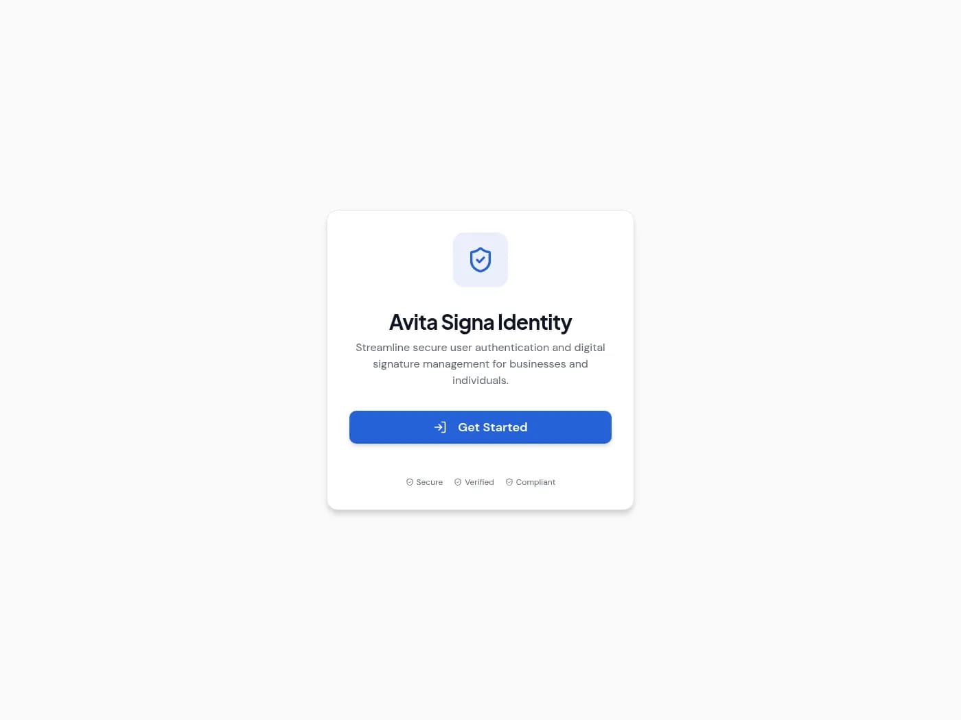 Avita Signa Identity