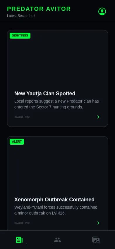 Predator Avitor App