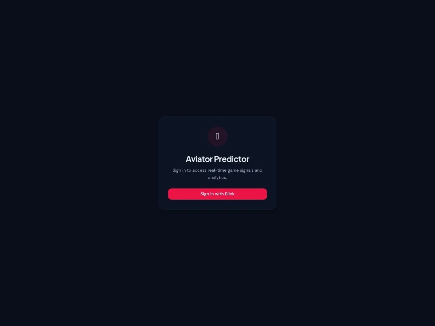 Avitor Predictor