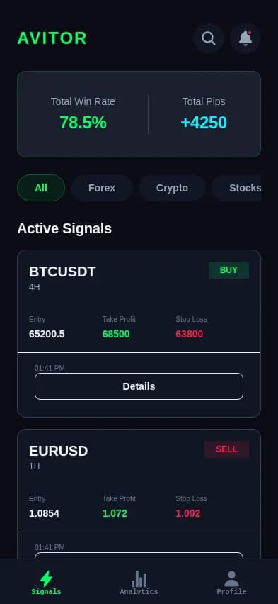 Avitor Signal