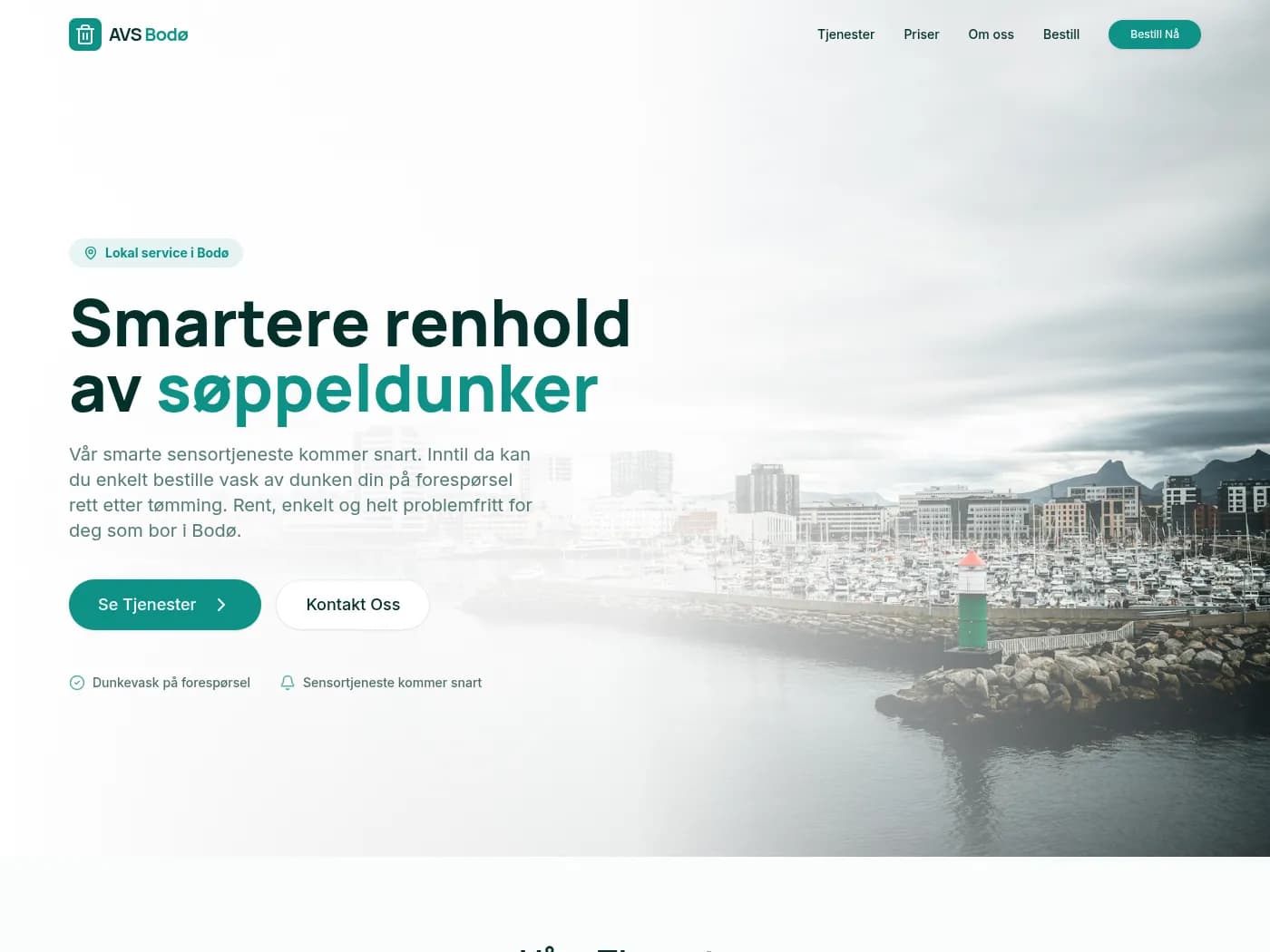 AVS Service Webpage
