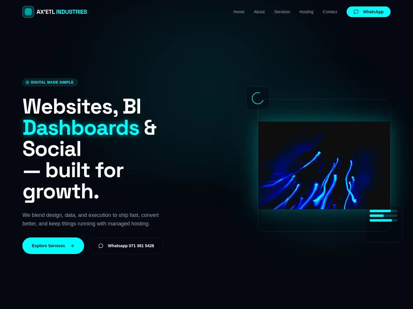 AxeTL Website Clone