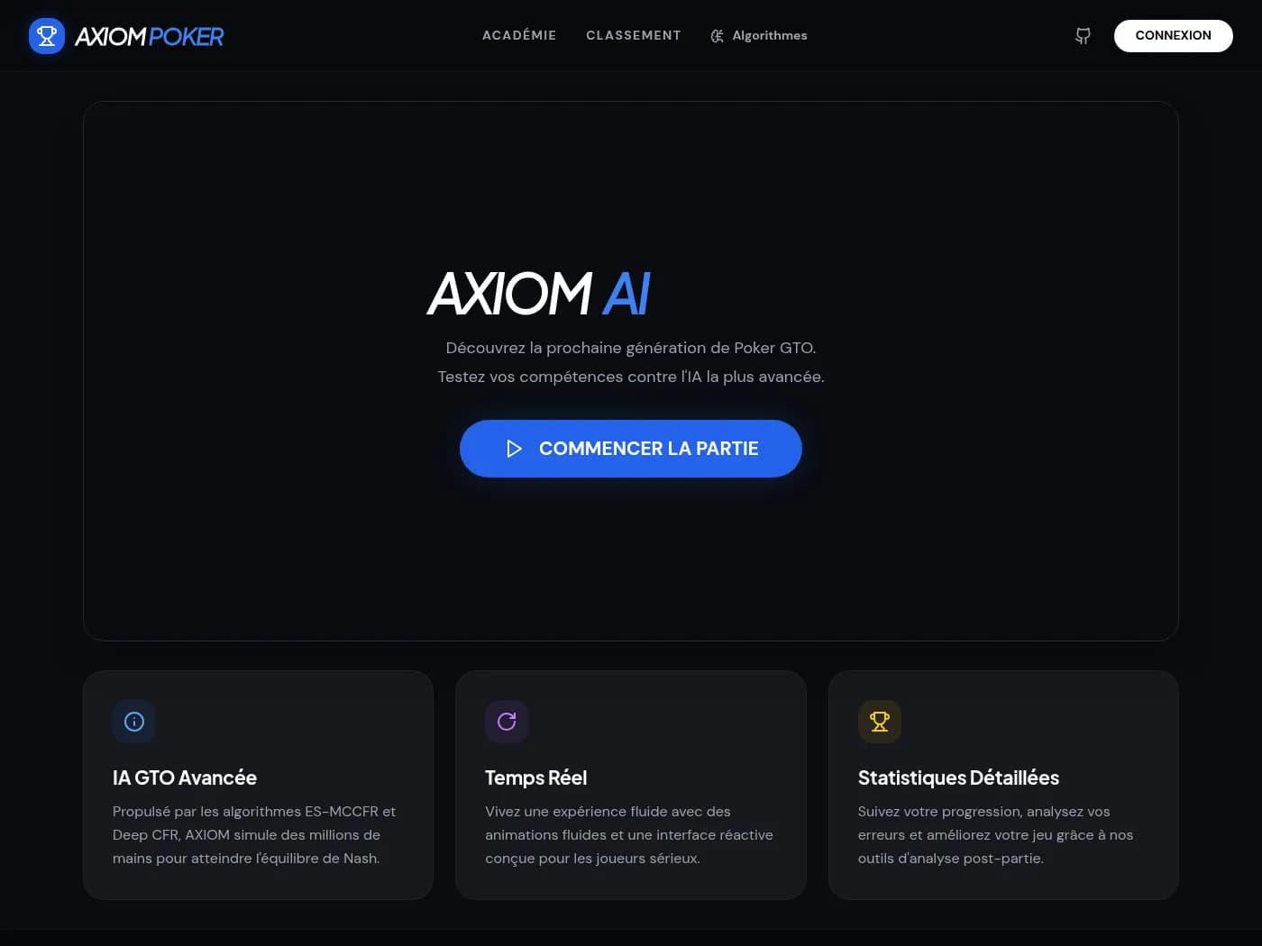 AXIOM Poker AI