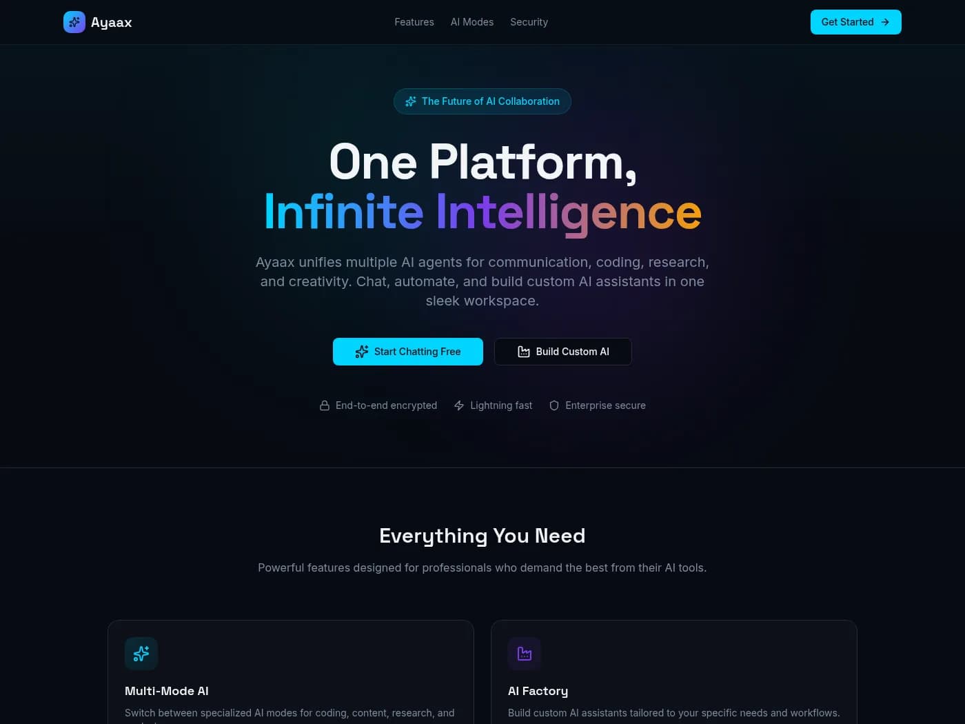 Ayaax AI Workspace