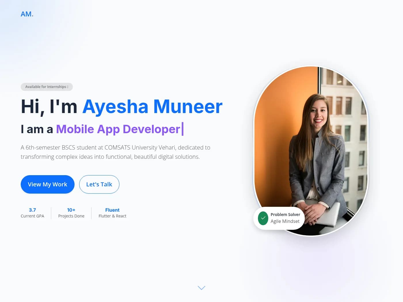 Ayesha Muneer Portfolio