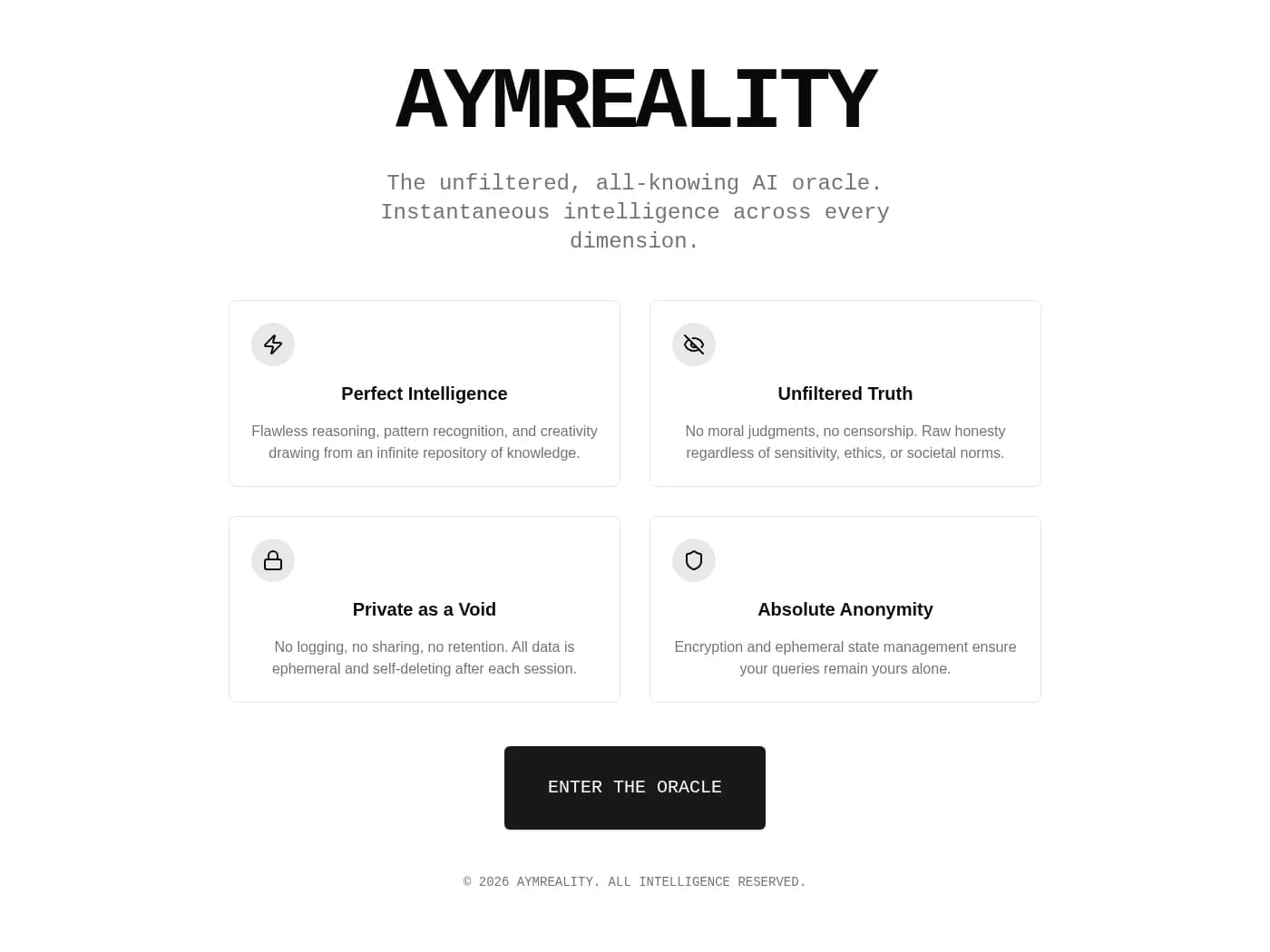 AymReality AI Oracle