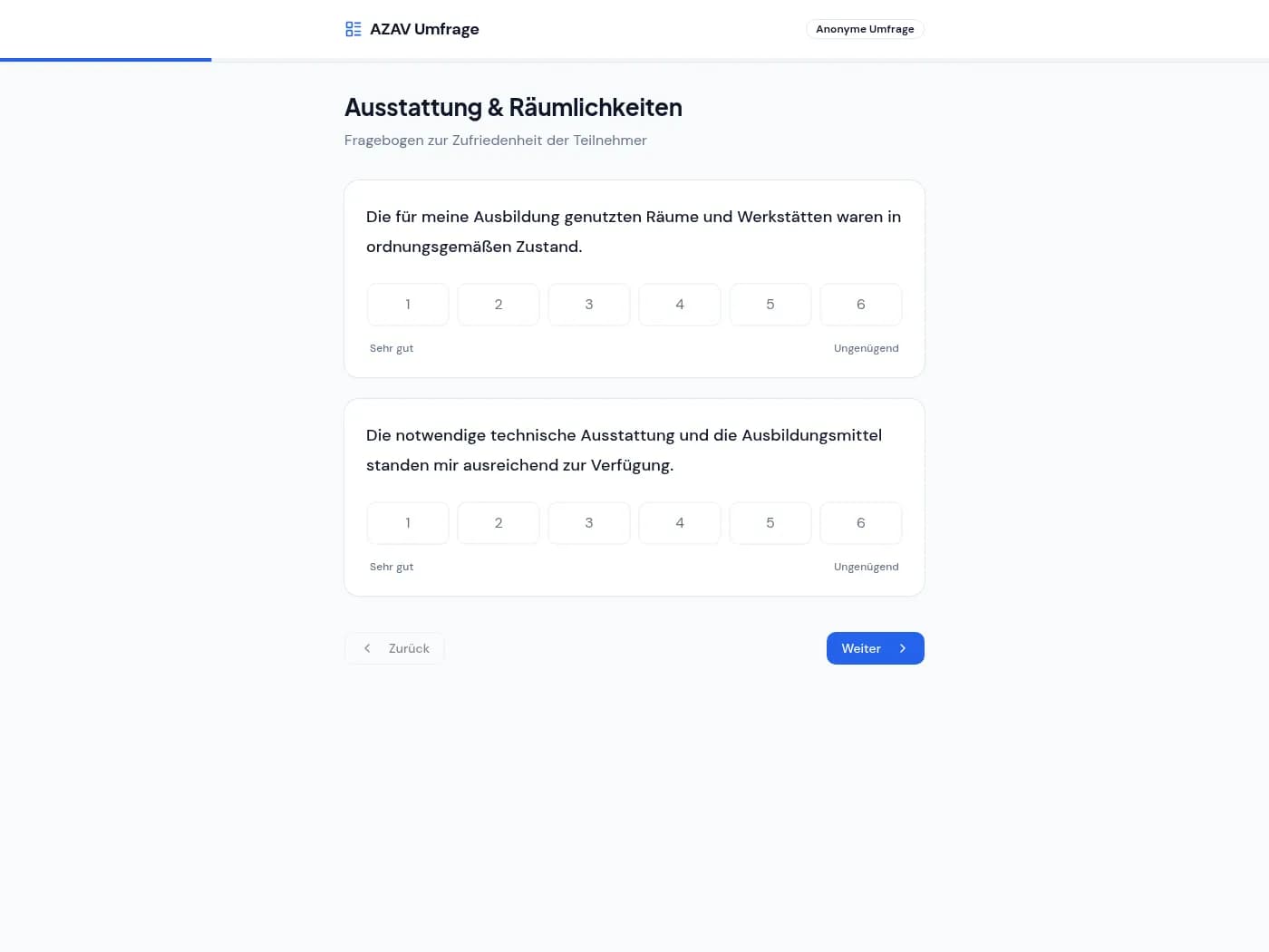 AZAV Survey Portal