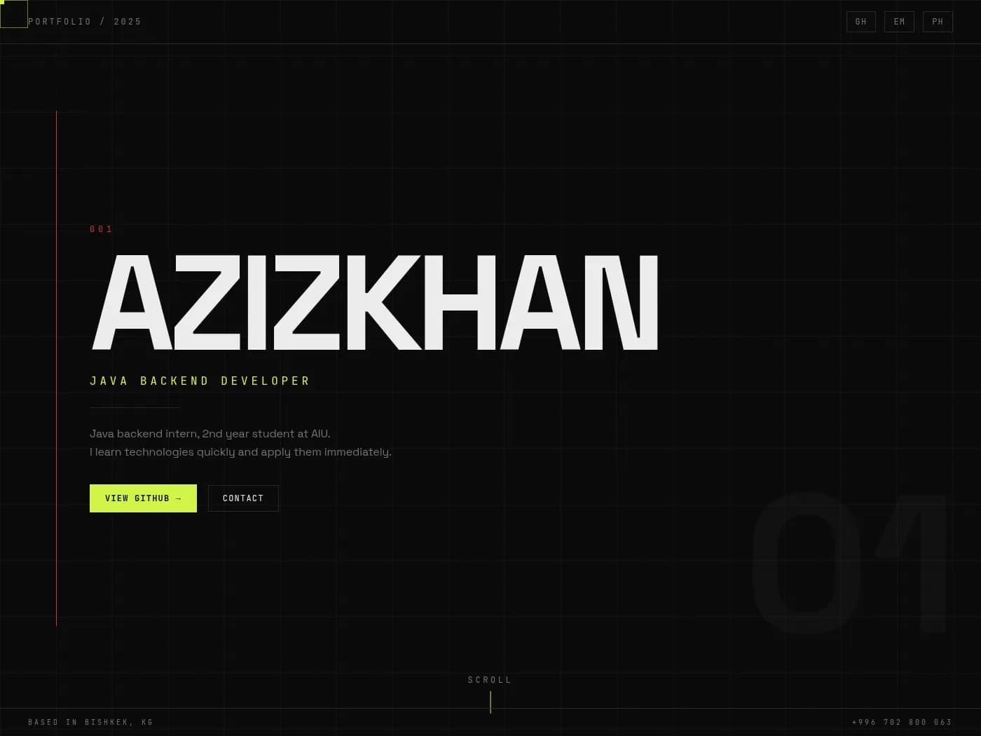 Azizkhan Portfolio