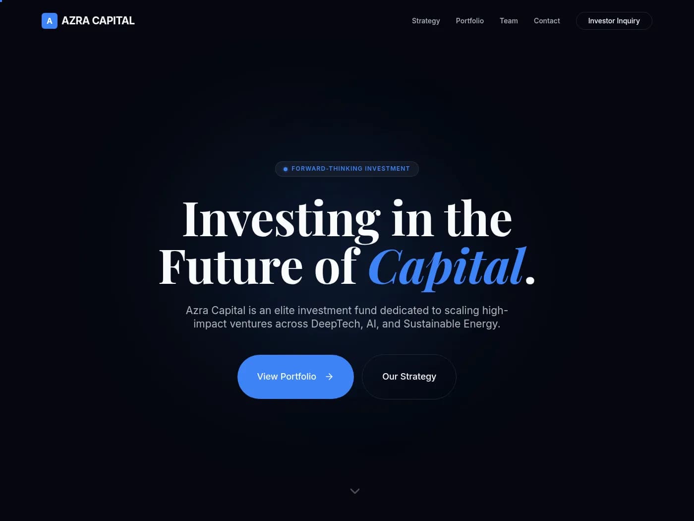 Azra Capital Website