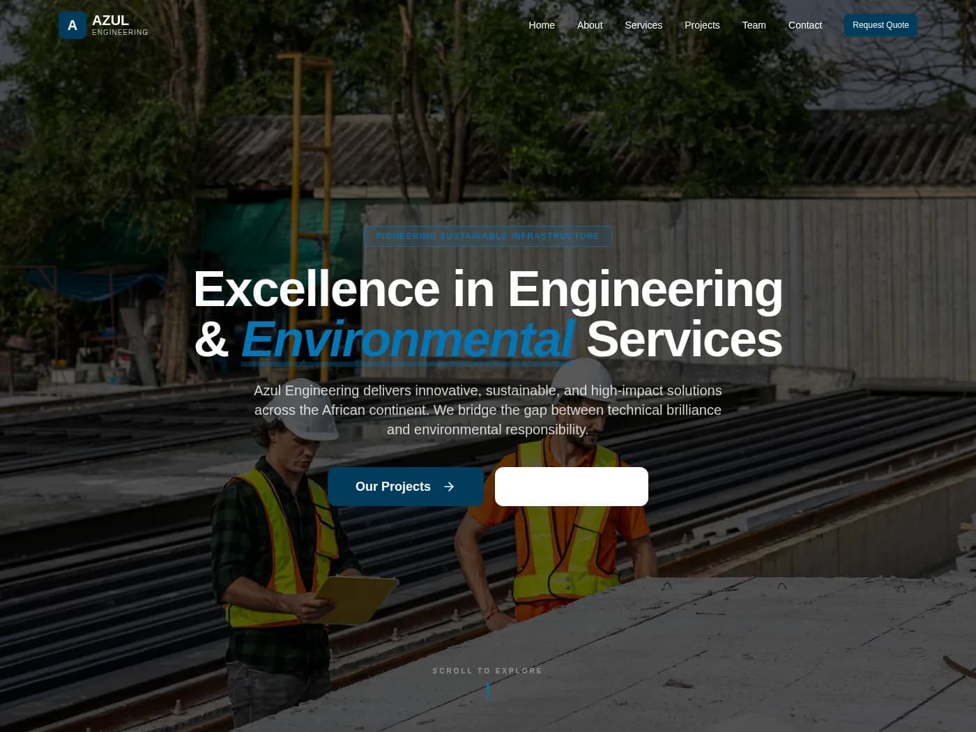 Azul Engineering Website