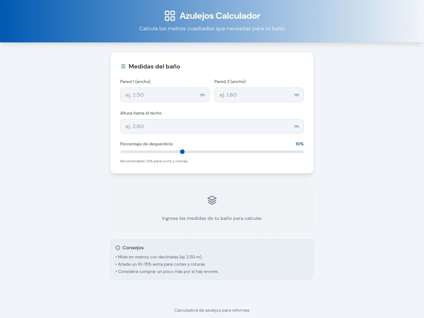 Azulejos Calculador AI