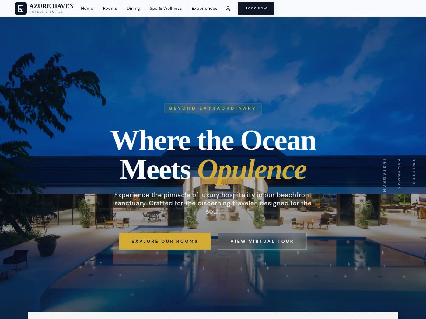Azure Haven Booking Site
