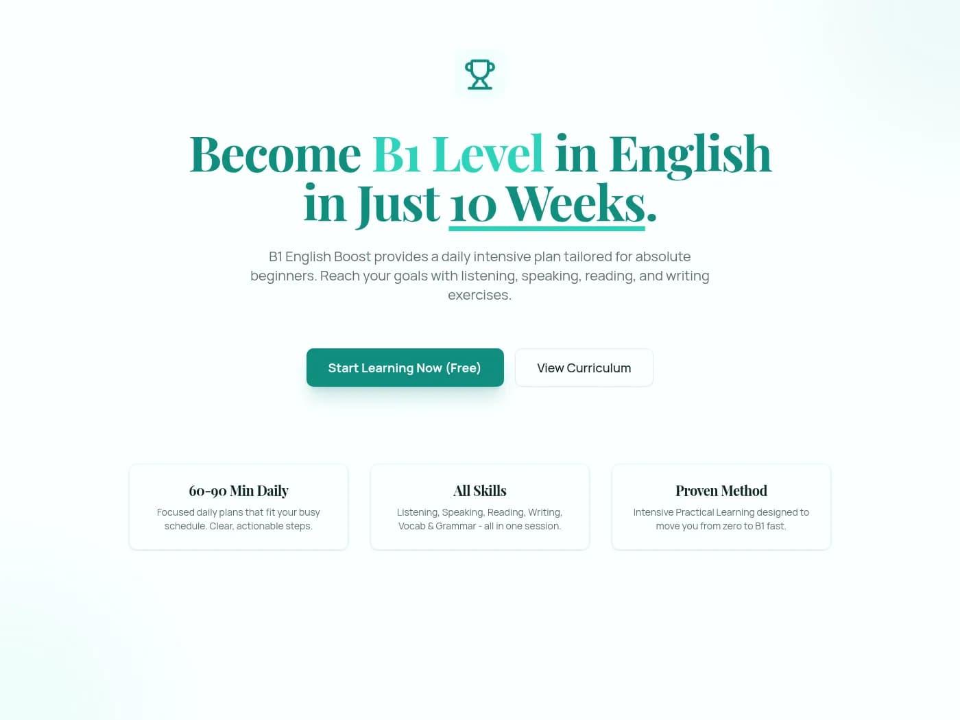 B1 English Boost