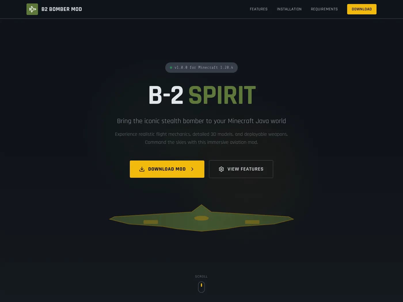 B2 Bomber Mod