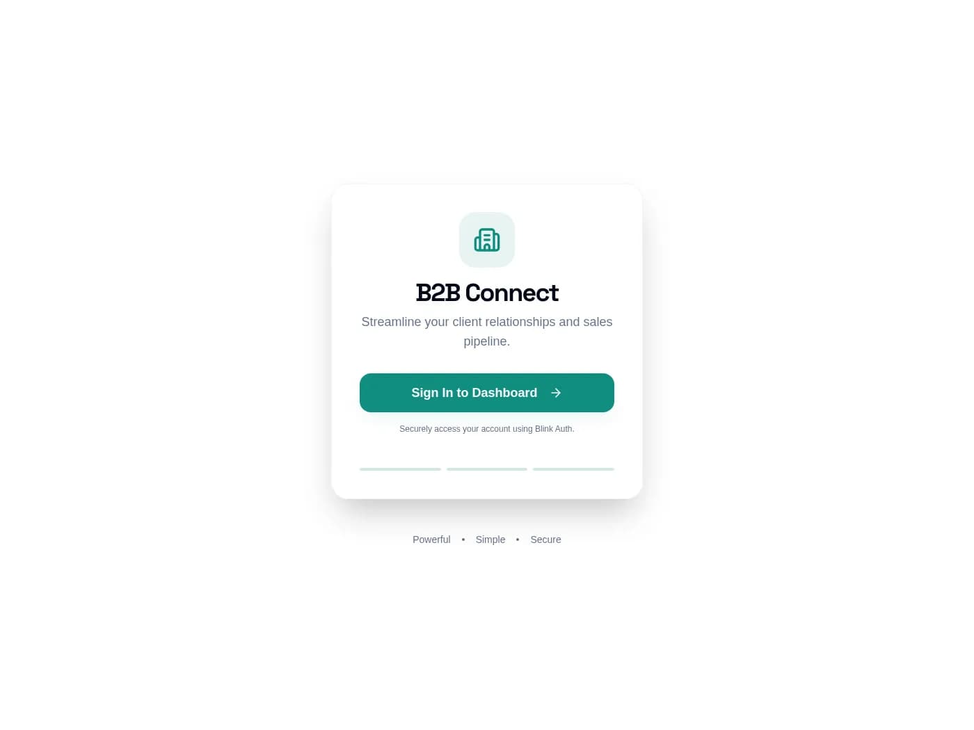 B2B Connect CRM