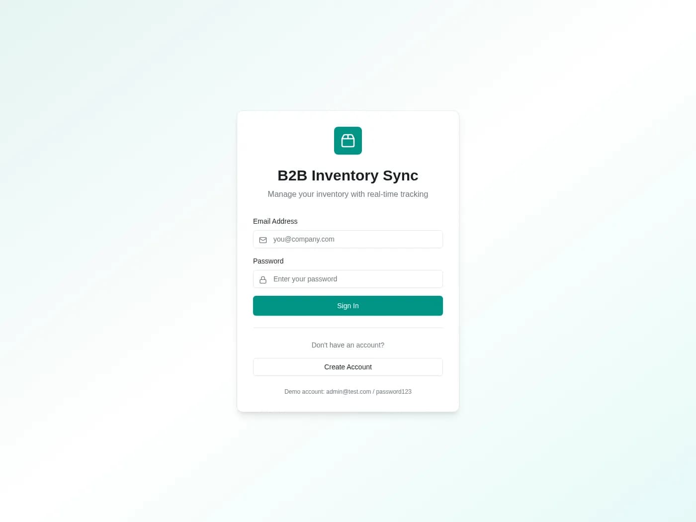 B2B Inventory Sync
