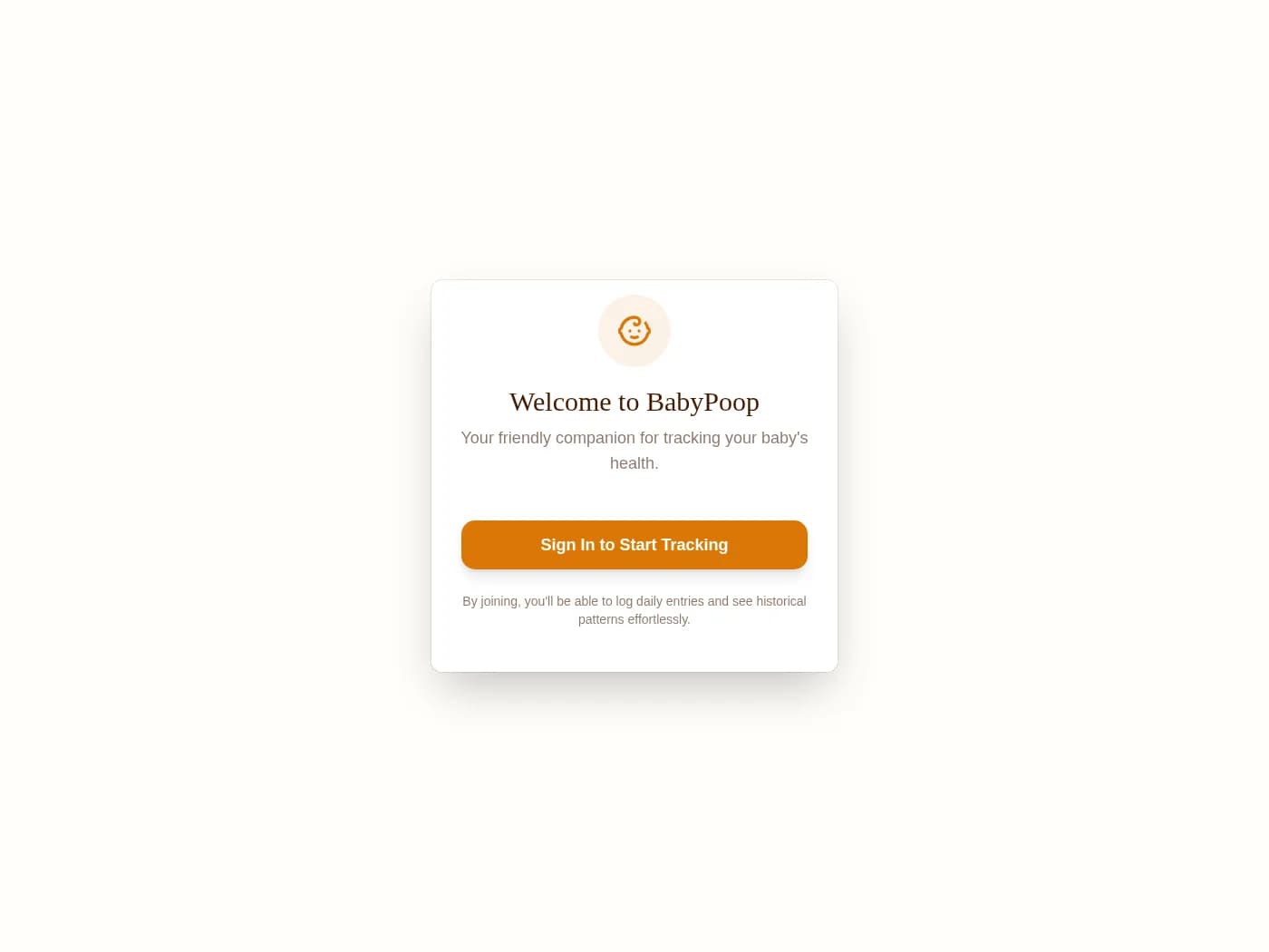 Baby Poop Tracker