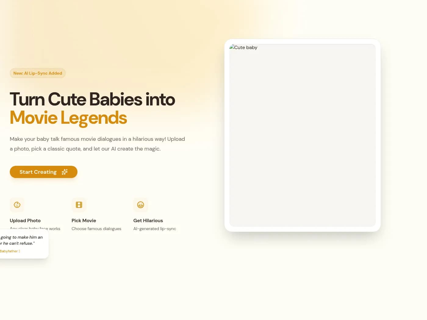 Baby Talk Movie Maker