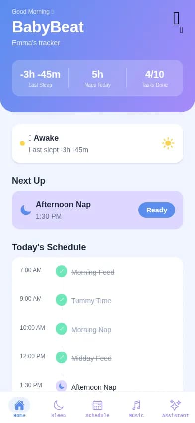 BabyBeat Sleep Tracker